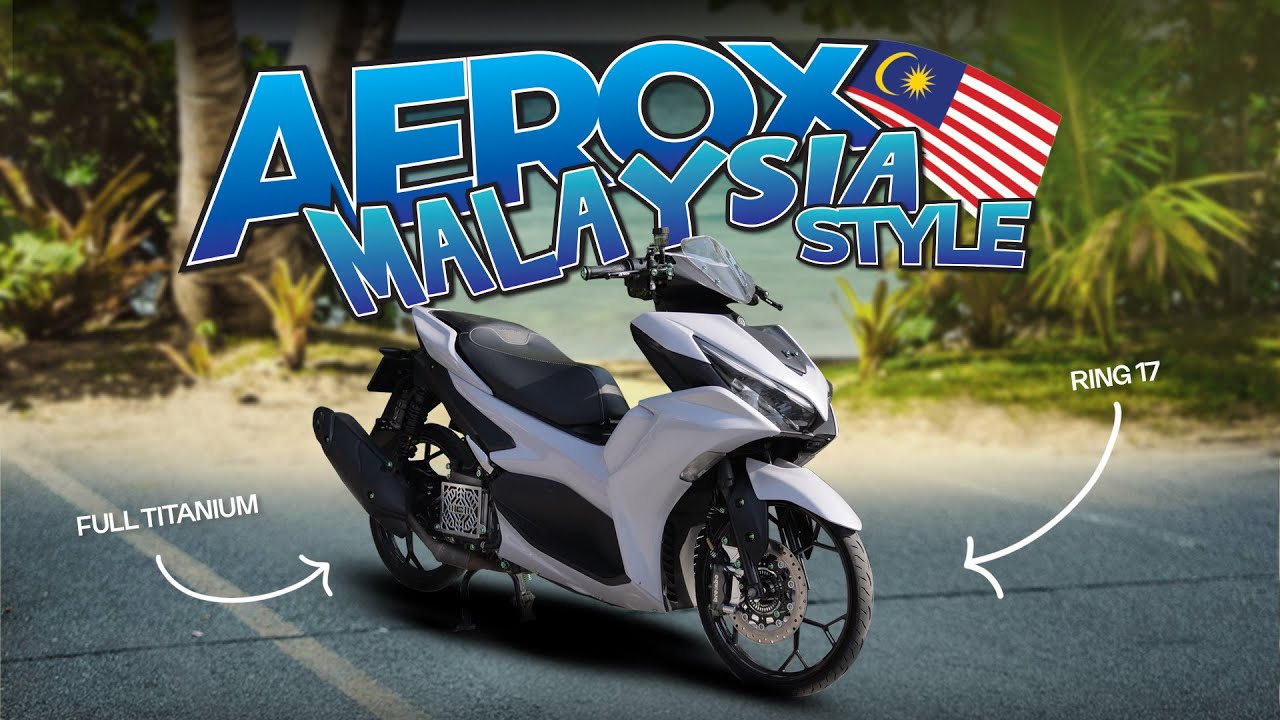 YAMAHA AEROX MALAY STYLE SPEK DAILY USE - YouTube