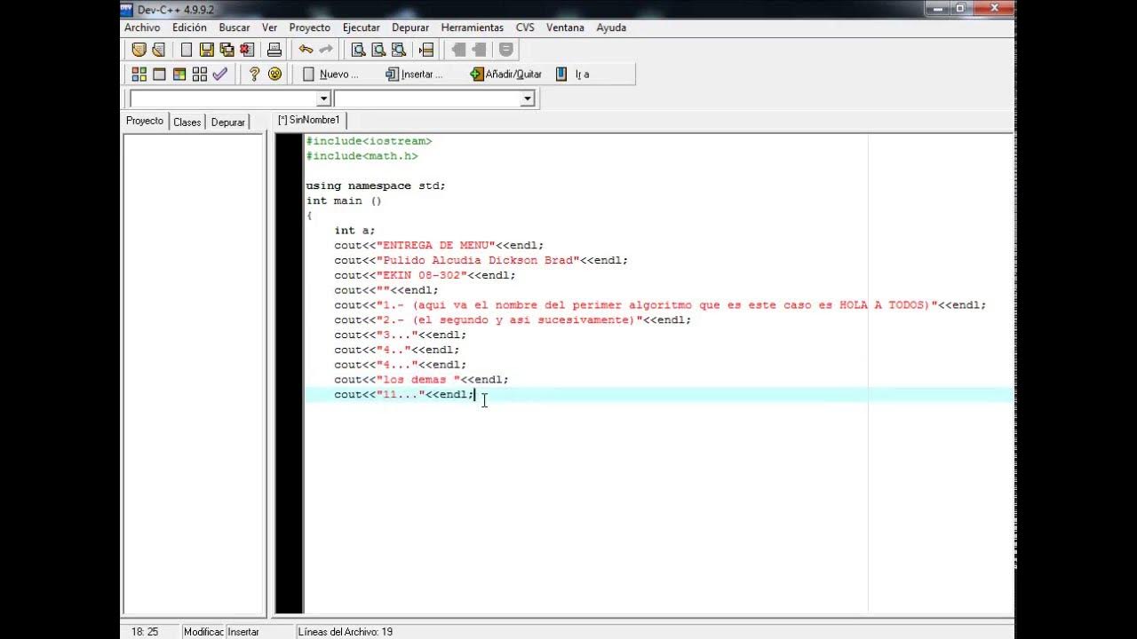 Tutorial de dev-c++ como hacer un menu de opciones - YouTube