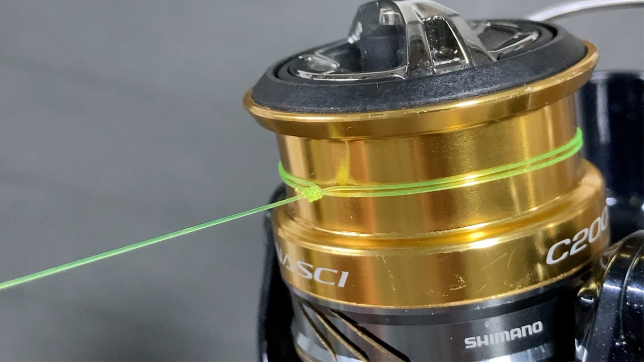 Fishing Knot How To Put Line On A Spinning Reel YouTube fishing-knot-how-to-put-line-on-a-spinning-reel-youtube