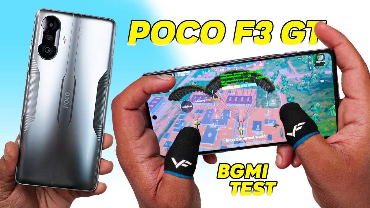 Poco F3 GT BGMI Test with FPS - Heating, FPS Drop, Lag & Gyro 🔥 ...