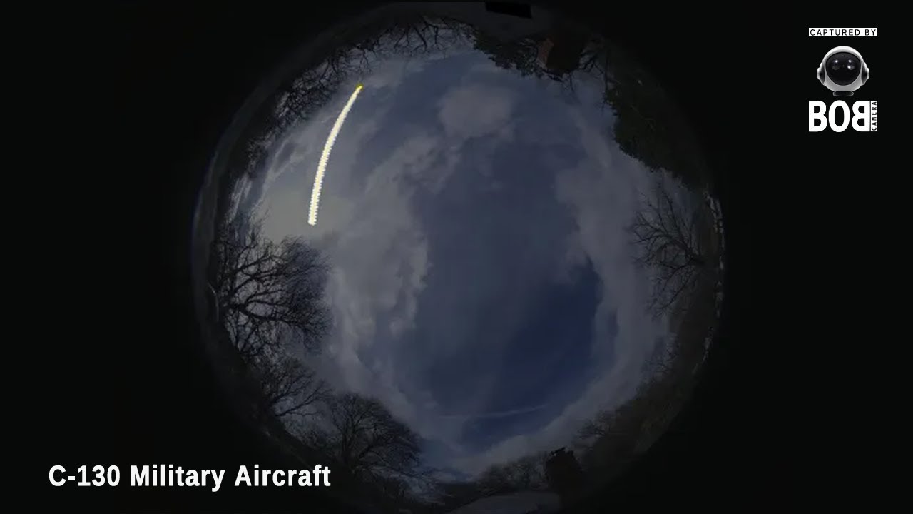 BOB Universal Object Tracker Captures C130 Military Aircraft Low Pass ...