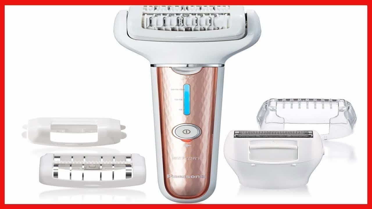 Panasonic Cordless Shaver Epilator For Women With 5 Attachments Gentle Wetdry Hair Removal For