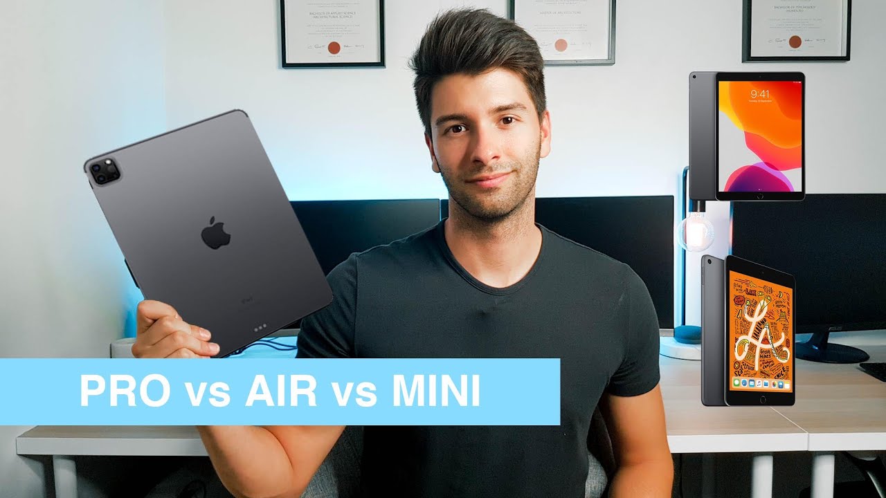 IPAD PRO 2020 vs IPAD AIR vs IPAD MINI - YouTube