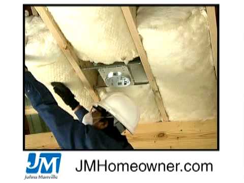 Installing Unfaced Batt Insulation in Ceilings and Attics - YouTube