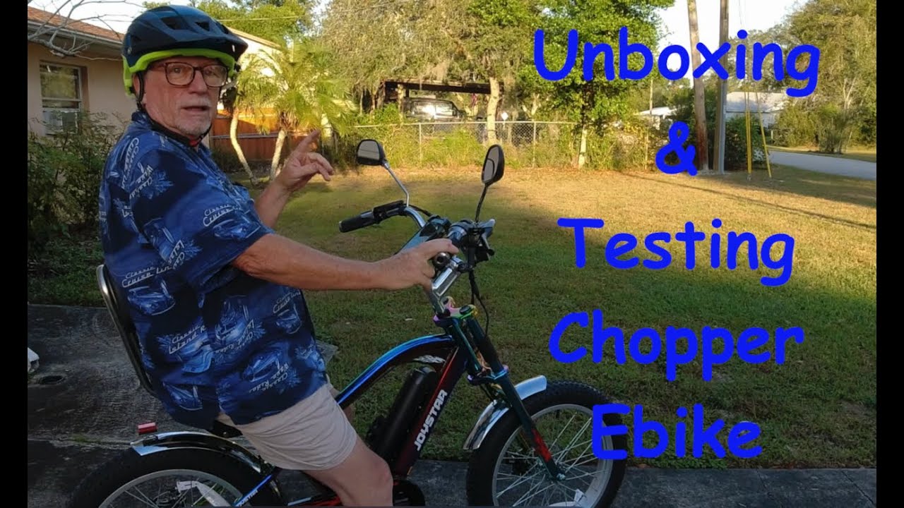Unboxing & Test Ride Of The Joystar Chopper Style Ebike - YouTube