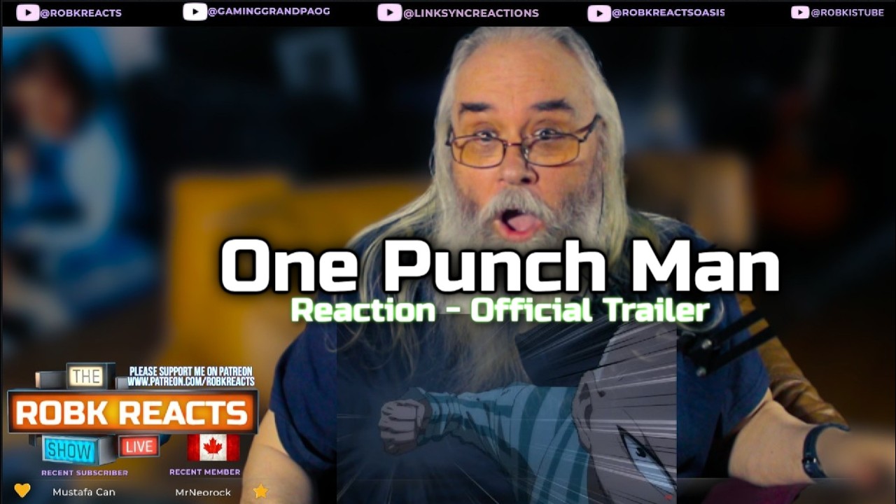 One Punch Man Reaction - Official Trailer - First Time Watching ...
