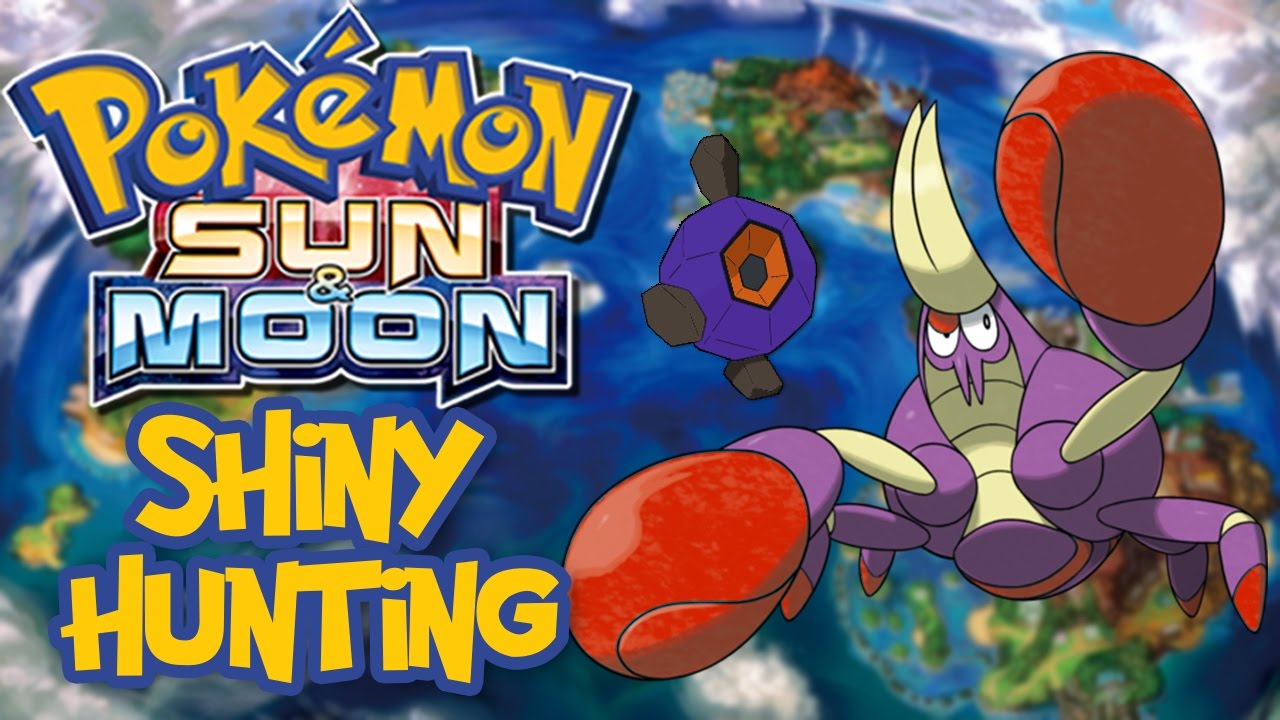 EASY SHINY HUNTING CRABRAWLER - POKEMON SUN & MOON - YouTube