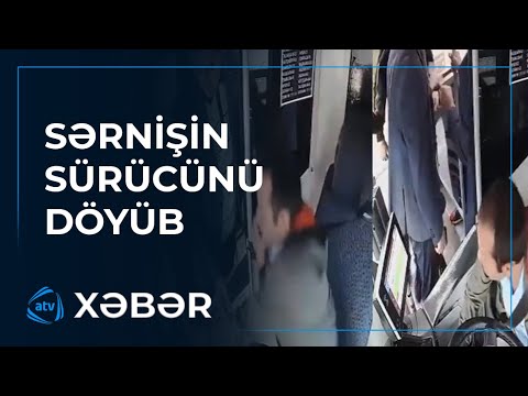 Avtobus sürücüsünü döyən şəxs SAXLANILDI