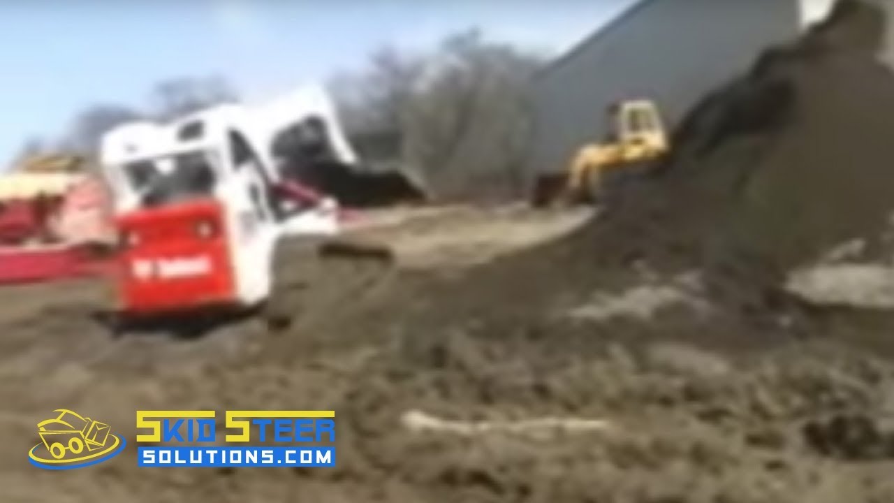 Skid Steer Track Bites 2 - YouTube