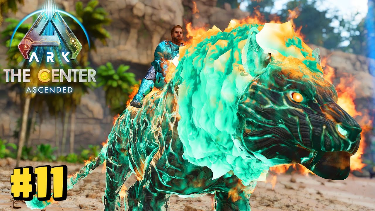 DOMEI O PODEROSO PYROMANE! - MAPA THE CENTER em ARK: SURVIVAL ASCENDED ...