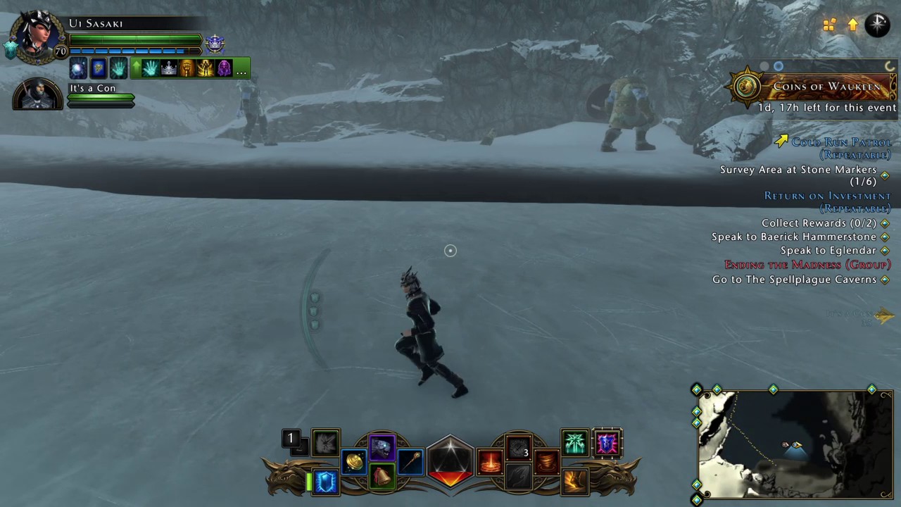 Neverwinter PS4 Cold Run Random Teleport - YouTube