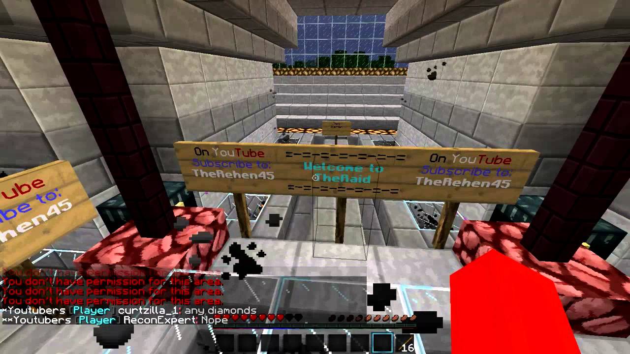 New Minecraft Hardcore Raiding Server! - YouTube