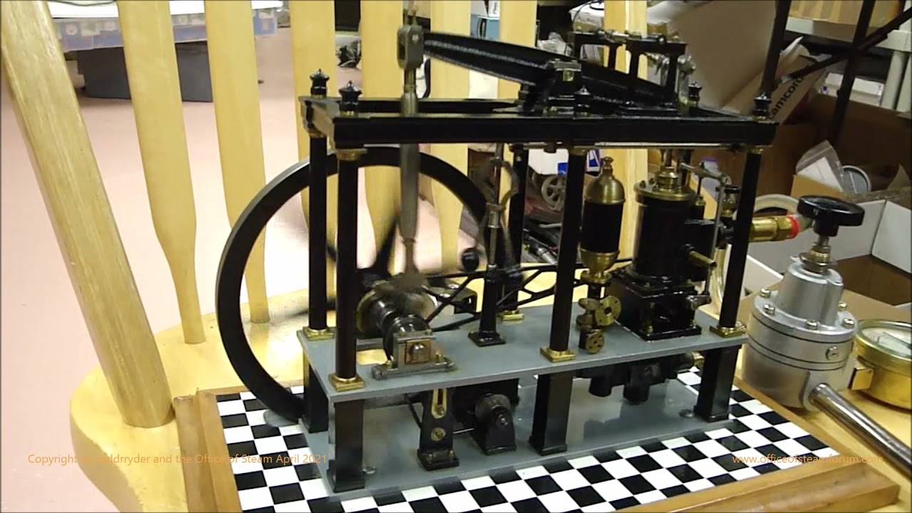 Lady Stephanie Six Column Beam Pumping Steam Engine - YouTube