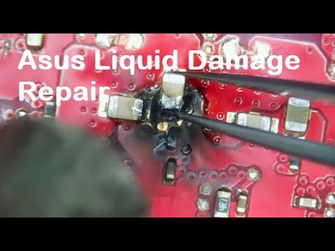 How to repair Asus Laptop Liquid Damaged: Asus Laptop - No Power Repair ...