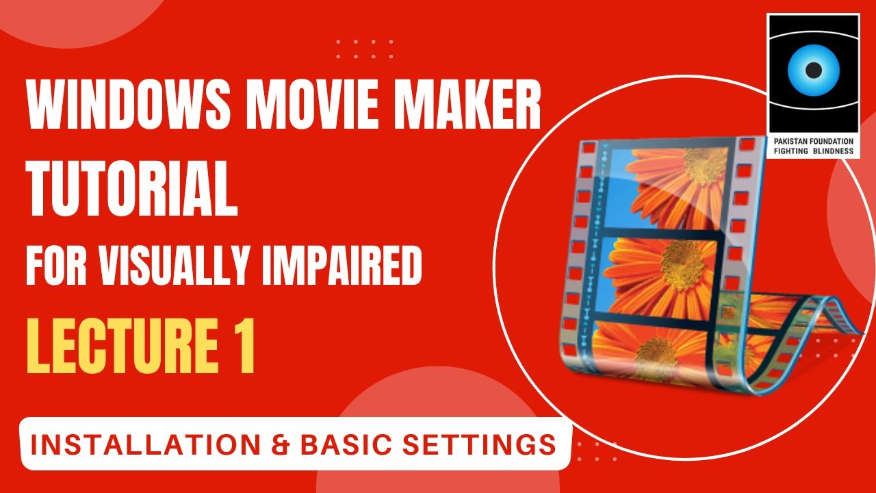 PFFB Tutorial Windows Movie Maker Lecture 1- with JAWS #accessibility - YouTube