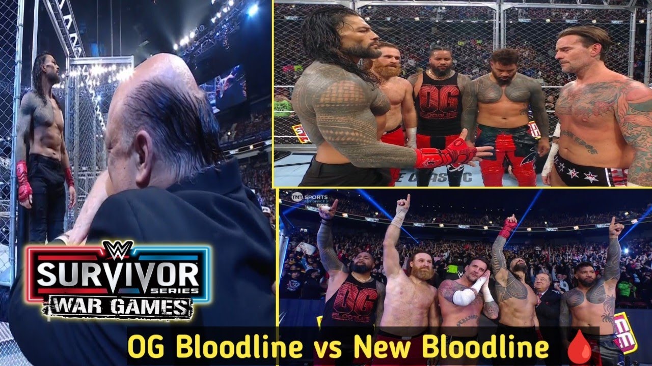 OG Bloodline Vs New Bloodline Full Match ! Roman Reigns Vs The ...