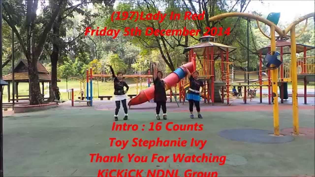 (197)Lady In Red By Nicky Tan KiCKiCK Line Dance (Line Dance) - YouTube