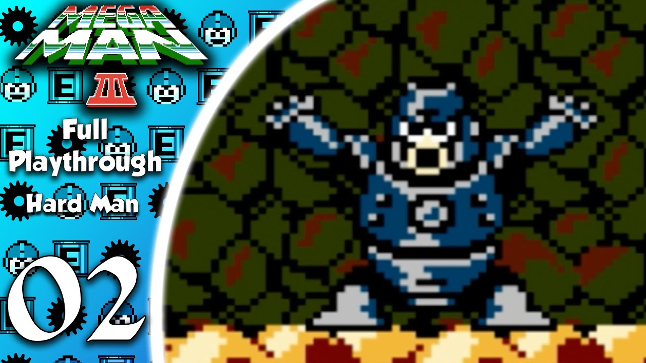 Mega Man 3: Full Playthrough: Part 02 (Hard Man) - YouTube