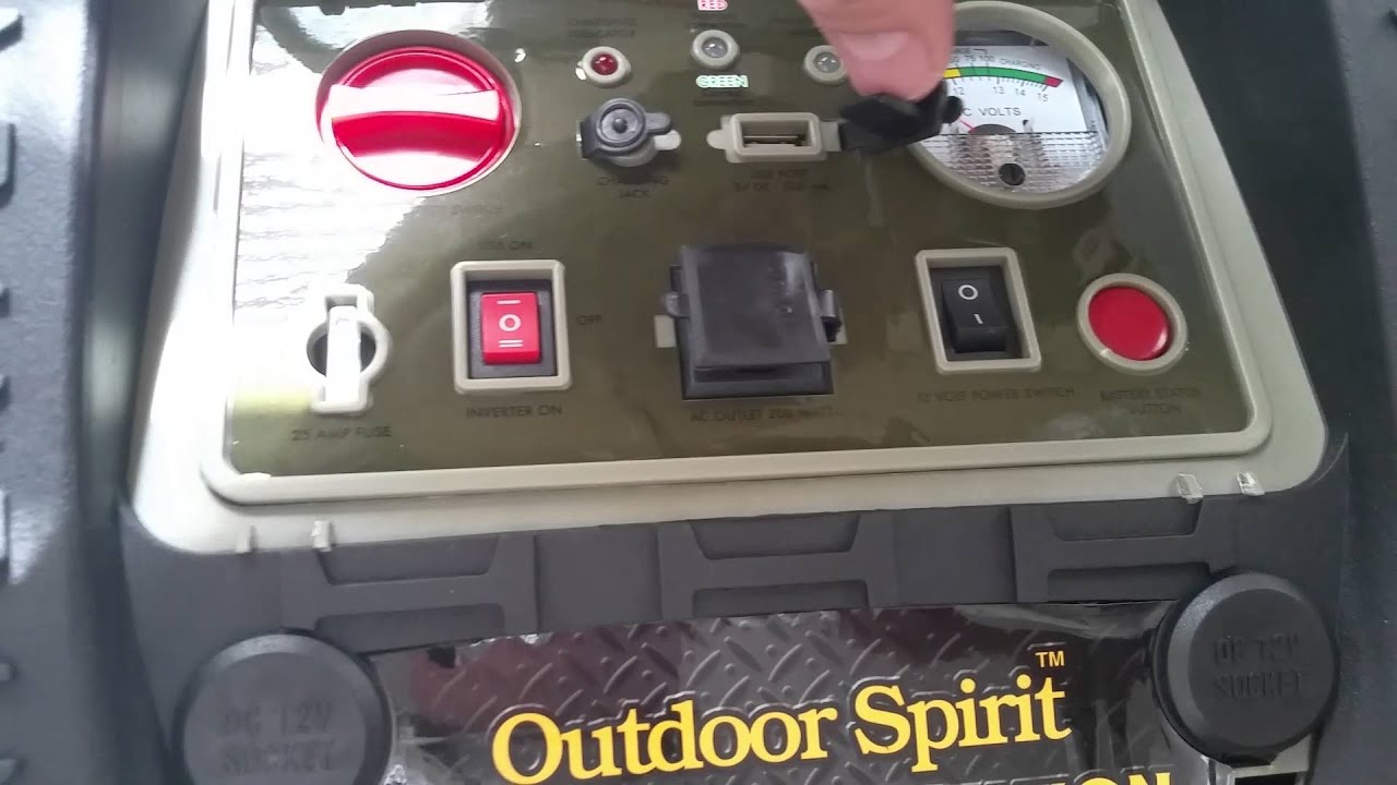 Outdoor spirit 6 in 1 power station quick look - YouTube