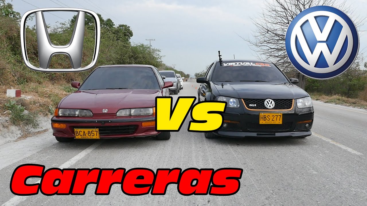 Volkswagen Jetta GLI vs Honda INTEGRA (Carreras Clandestinas / Piques ...