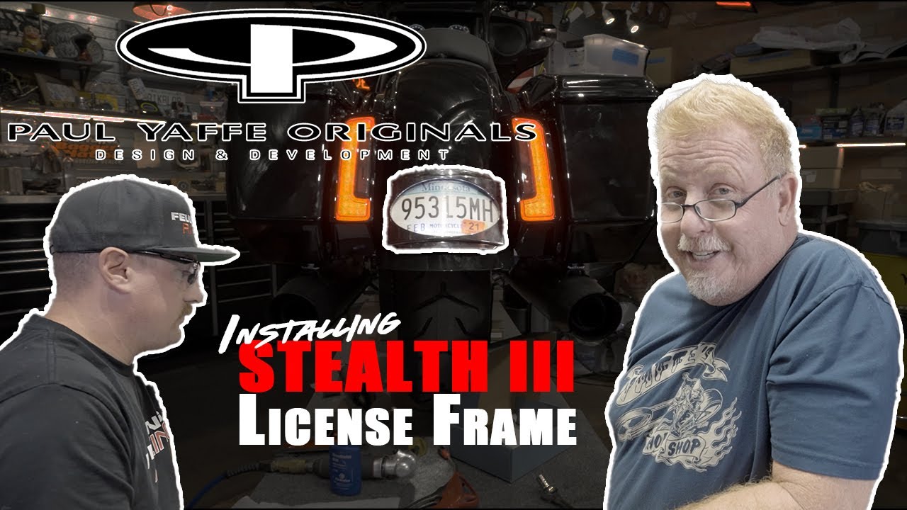 Installing The Stealth III License Plate Frame - YouTube