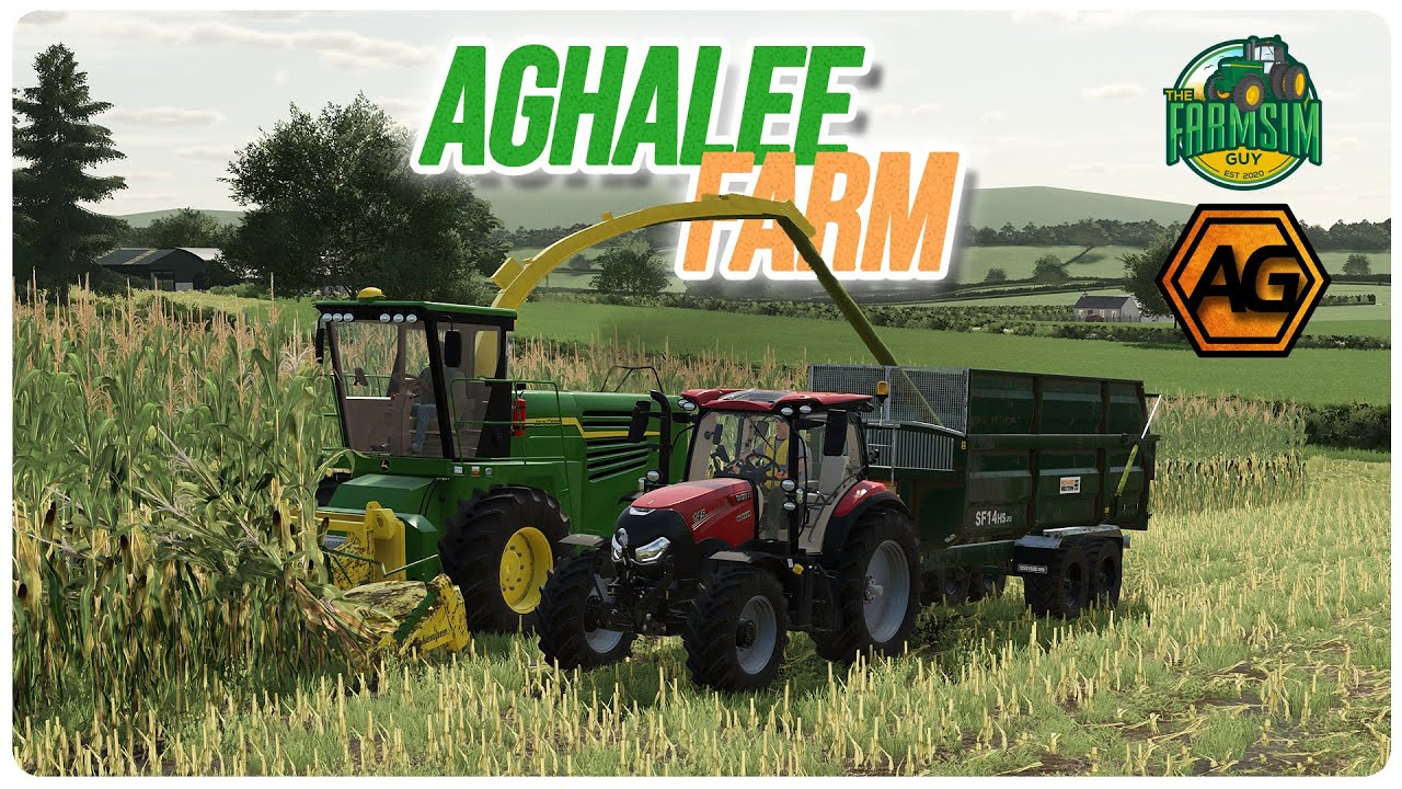Finally Time for Silage with @TheFarmSimGuy - Aghalee Farm Ep19 - FS22 ...