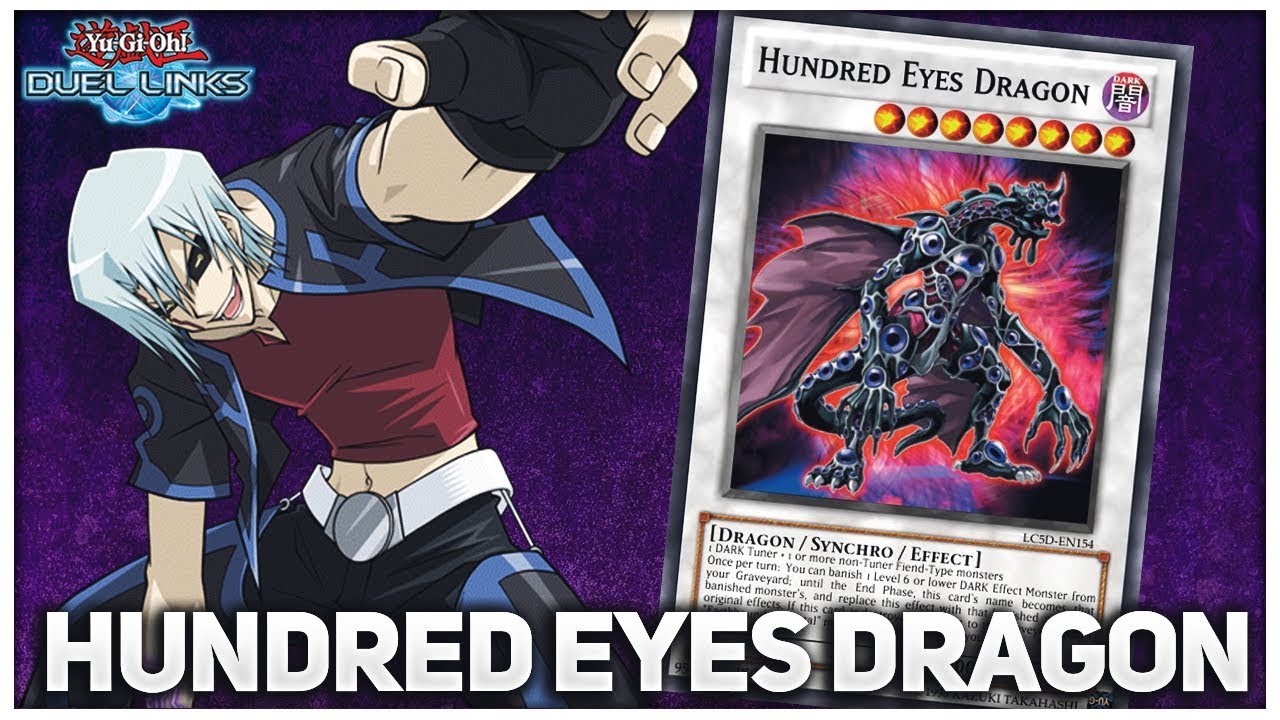 Hundred Eyes Dragon! Dark Synchro! [Yu-Gi-Oh! Duel Links] - YouTube