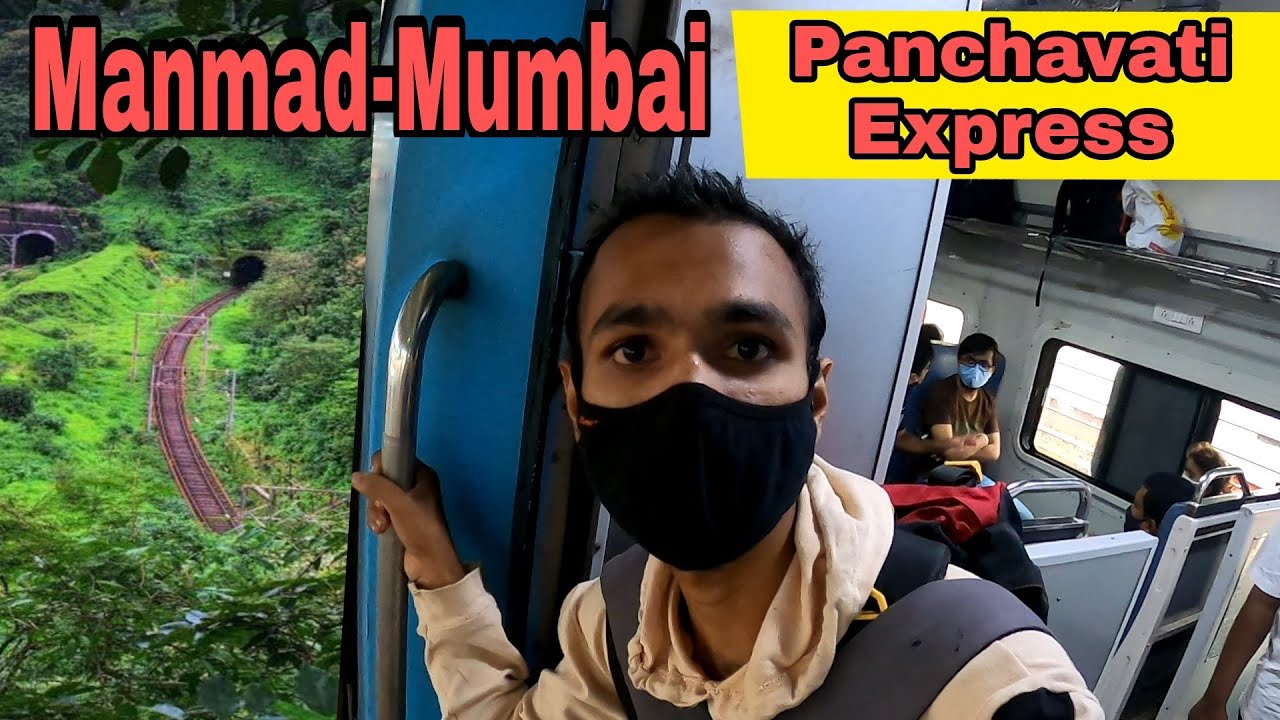 Manmad-Mumbai Train Journey || Panchavati Express || Mansoon View Of ...