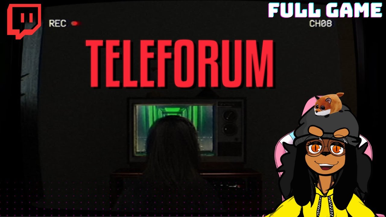 VHS Horror Game I Teleforum (Full Game) I 💀 Spooky Stream 💀I VOD - YouTube