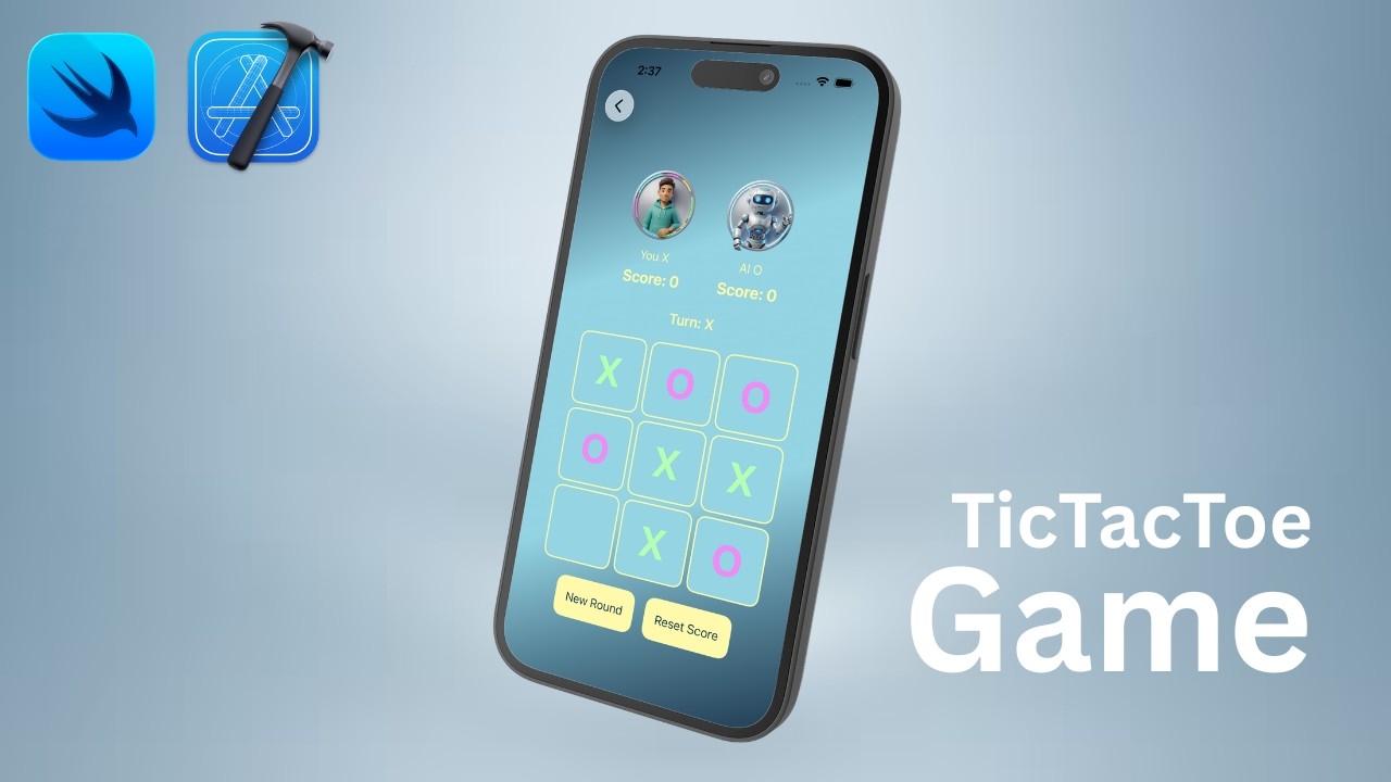 Build Tic Tac Toe Game in iOS SwiftUI | Player vs Player + AI Mode ...