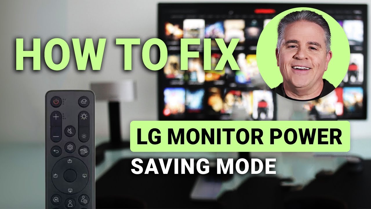 How To Fix LG Monitor Stuck In Power Saving Mode: Quick Solution! - YouTube