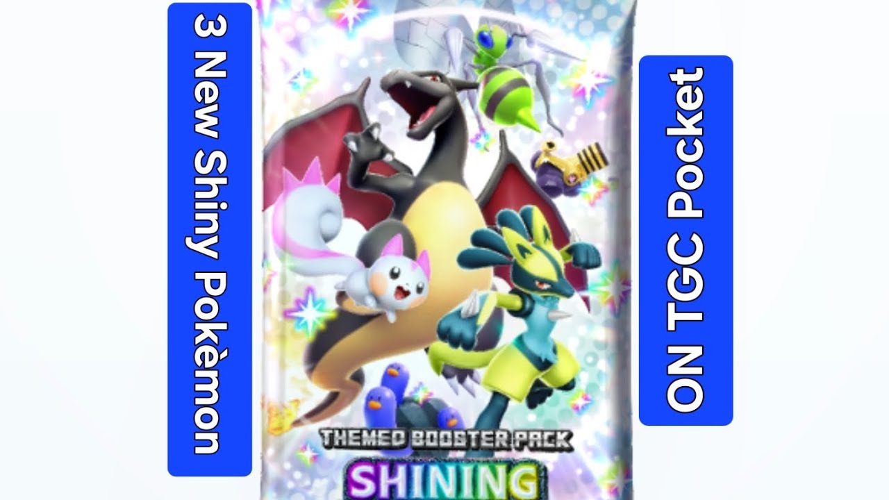 Opening Shining Revelry packs Pokèmon TCGP (3 new shiny Pokèmon) - YouTube