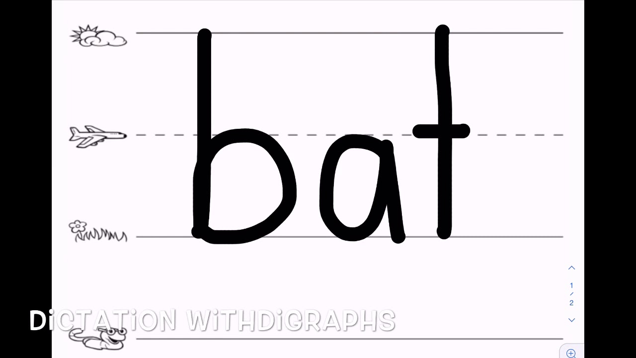 Dictation with Digraphs and Marking a Digraph - YouTube