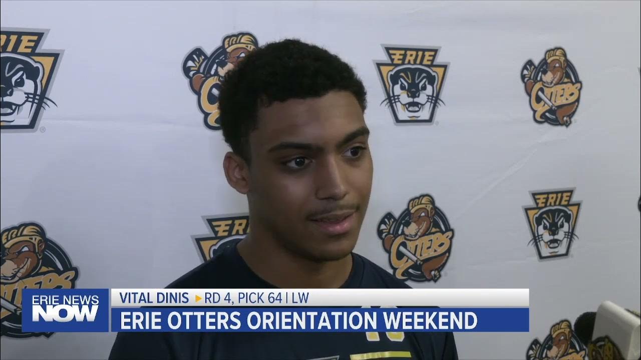 Erie Otters Host Annual Orientation Weekend; Matthew Schaefer Officially Commits to Otters - YouTube