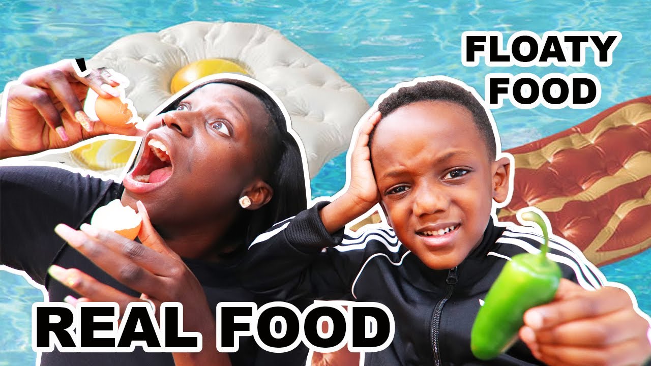 FLOATY Food VS REAL Food - YouTube