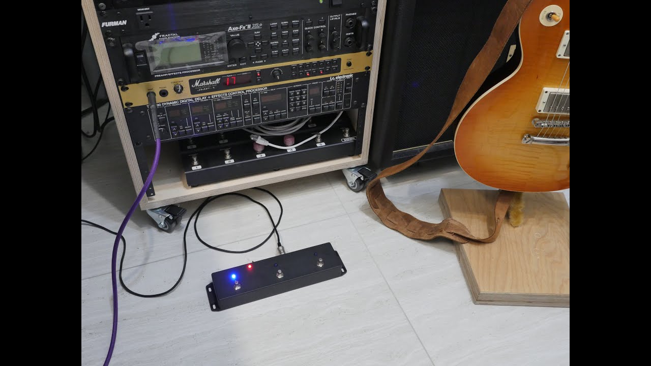 Marshall JMP-1 MIDI footswitch DIY by Arduino - YouTube