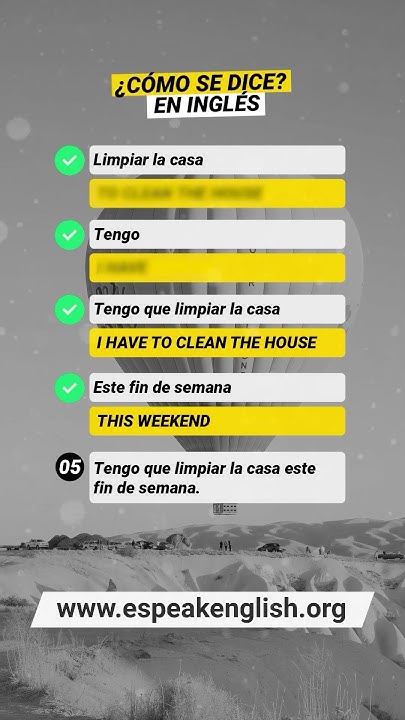 FRASES EN INGLÉS 😄 ¿CÓMO se dice ESTO en inglés?👉PARA APRENDER INGLÉS BÁSICO RÁPIDO Y FÁCIL ...
