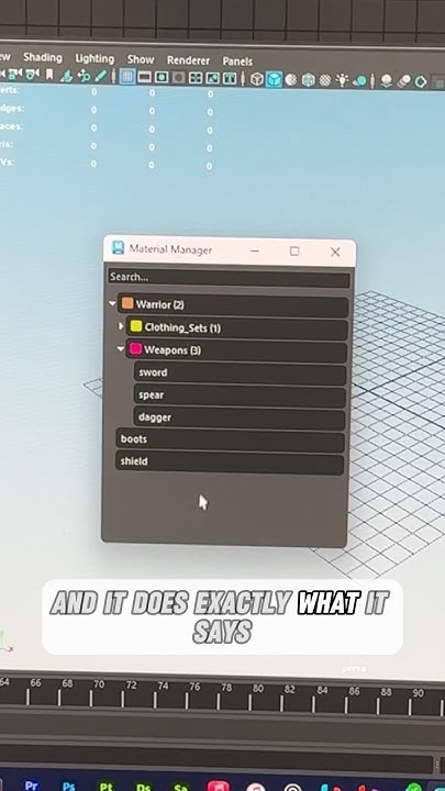 The best script for Maya #maya #autodesk #3d #scrips #tools #materials #art #graphics #shaders ...