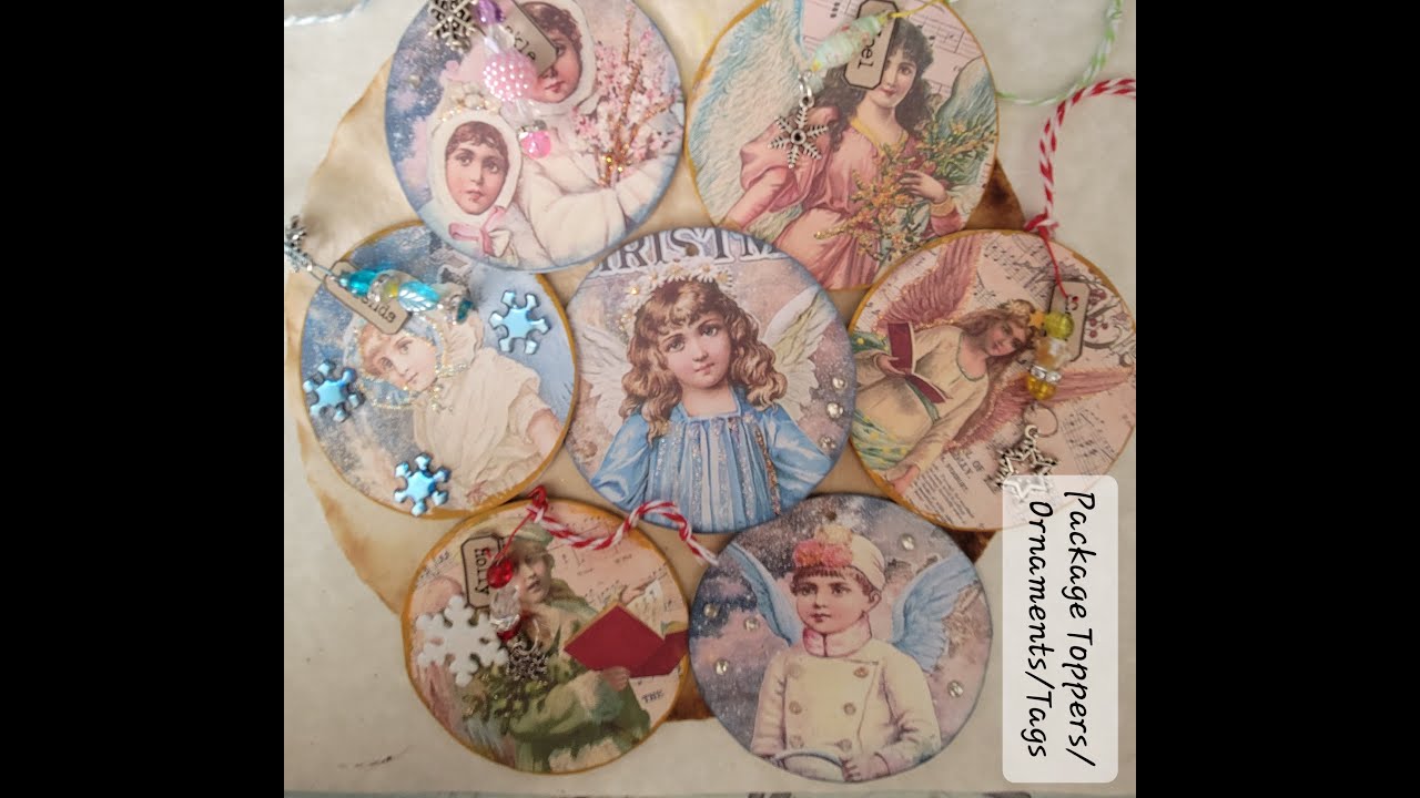 How to make Package Toppers/Ornaments/Tags - YouTube