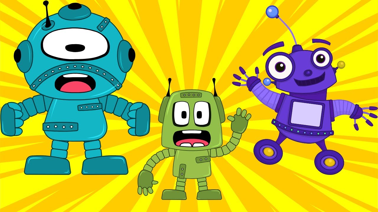 Dancing with Robots - kids song- music - YouTube