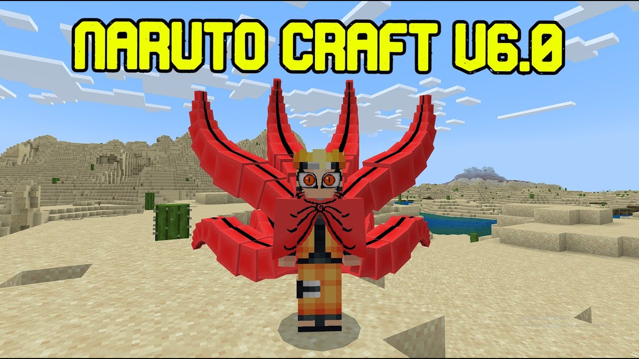 *NUEVA* VERSION NARUTO CRAFT V6.0 en Minecraft Pocket Edition - YouTube