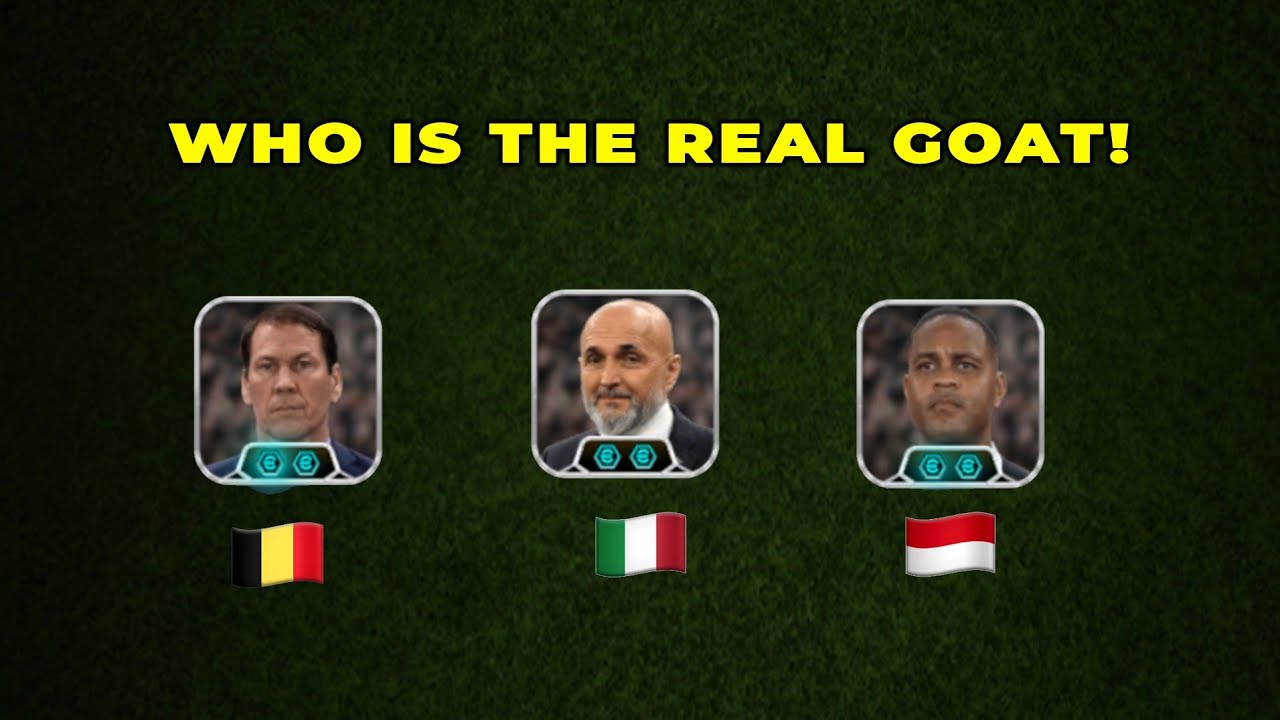 WHO IS THE GOAT MANAGER IN EFOOTBALL 2025? 🐐 | SHOCKING REVEAL! - YouTube