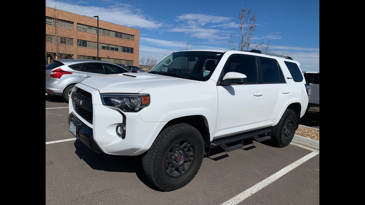 2018 Toyota 4Runner TRD Pro Super White - YouTube