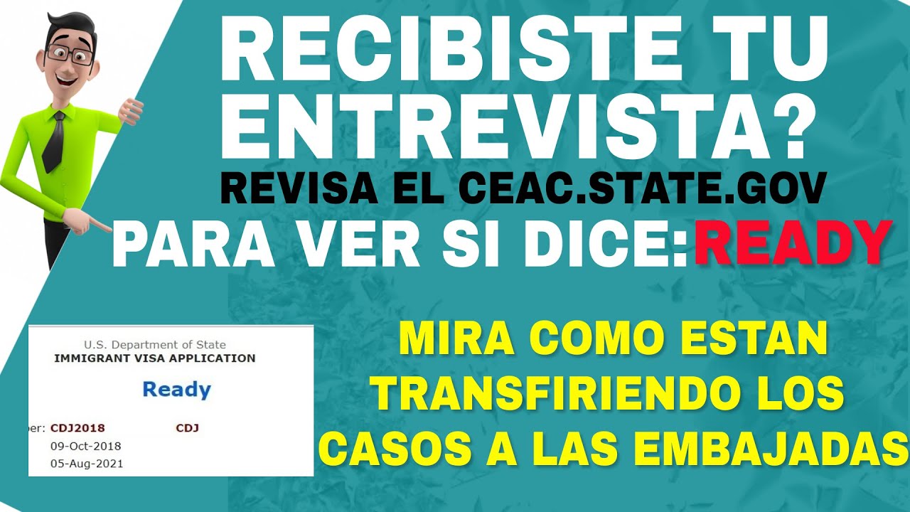 REVISA TU CASO EN CEAC YA DICE READY │ VEAMOS COMO RECIBES LA NOTICIA ...