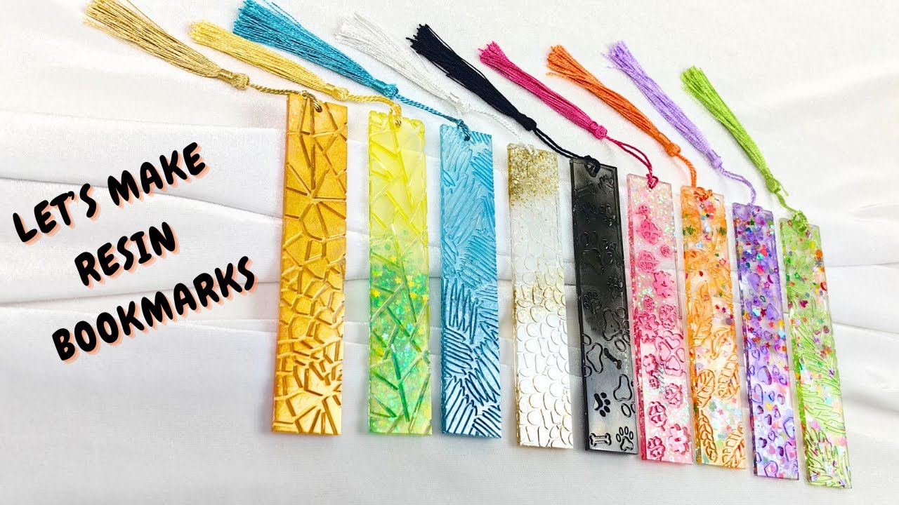 Resin Bookmark Ideas with Name | Resin Bookmark for beginners | Resin ...