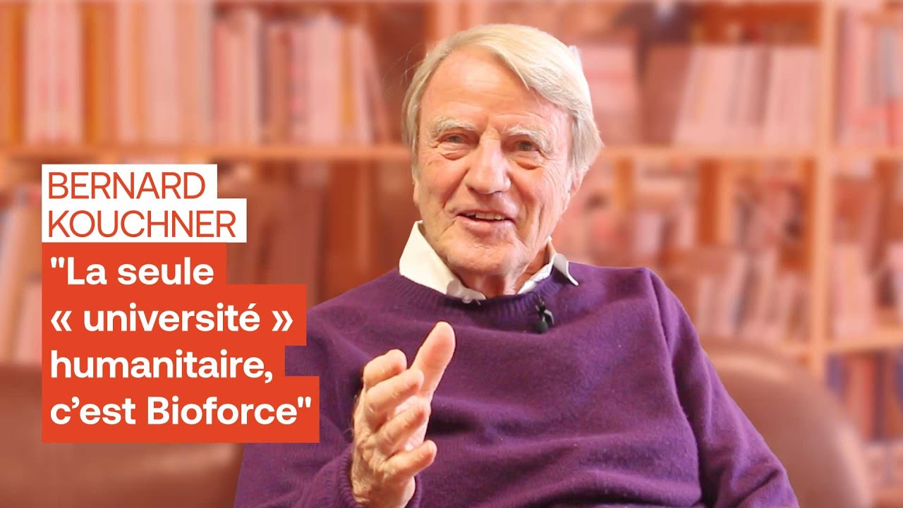Bernard Kouchner, parrain de promotion Bioforce 2022 - Le grand ...