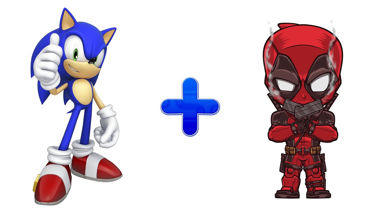 Sonic plus Deadpool = ??? and more | Funny combinations - YouTube