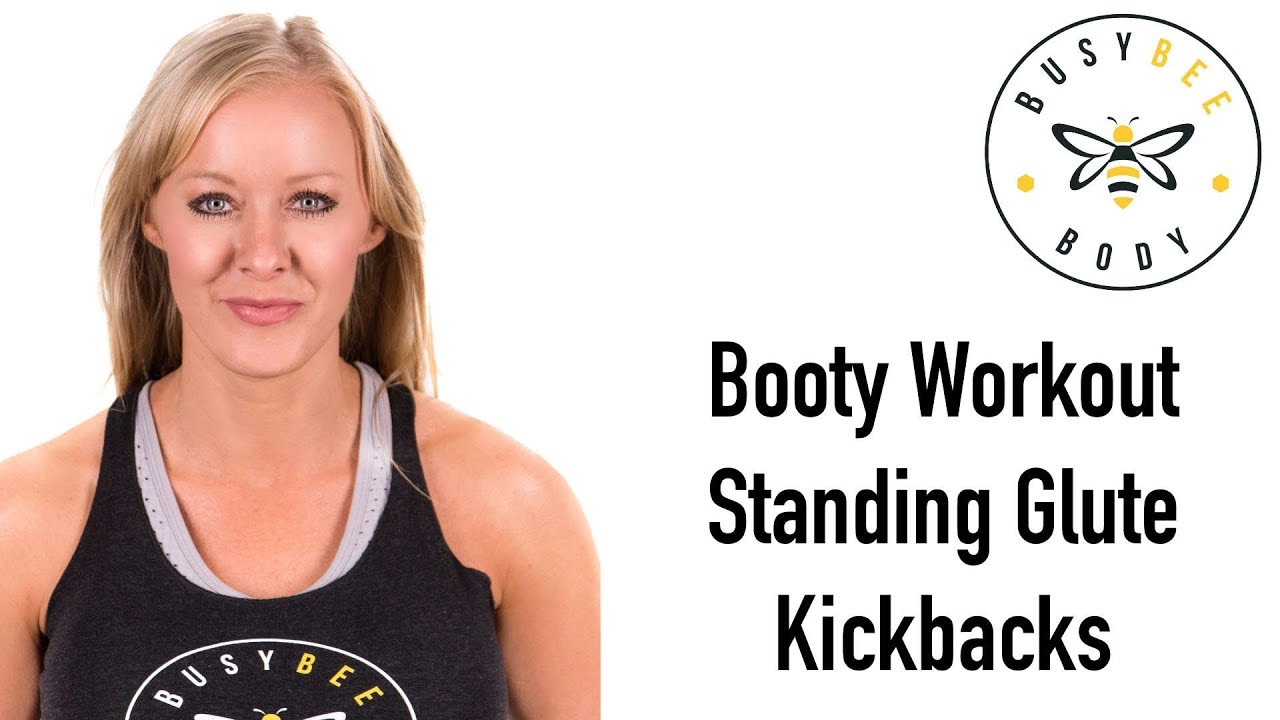 RESISTANCE BAND WORKOUT WITH BEKAH - Booty Workout - Standing Glute ...