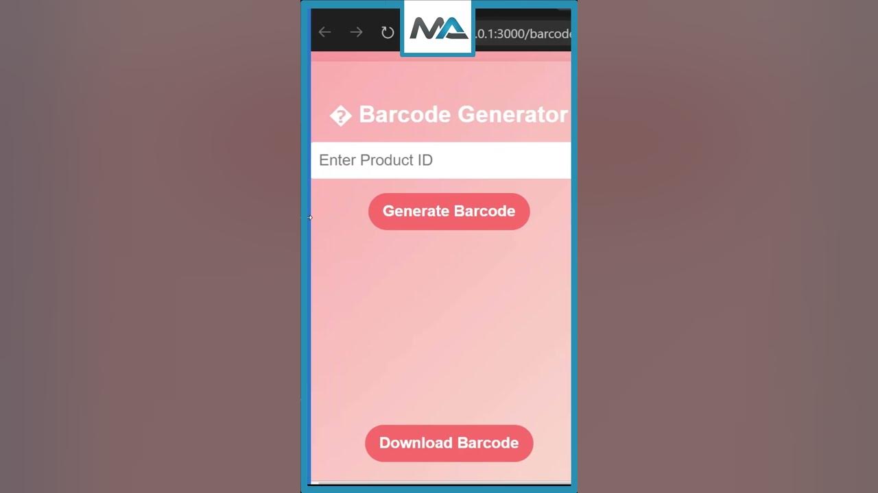 📦 Create a Barcode Generator in 60 Seconds! ⏱️ (HTML, CSS, JavaScript) #shorts - YouTube