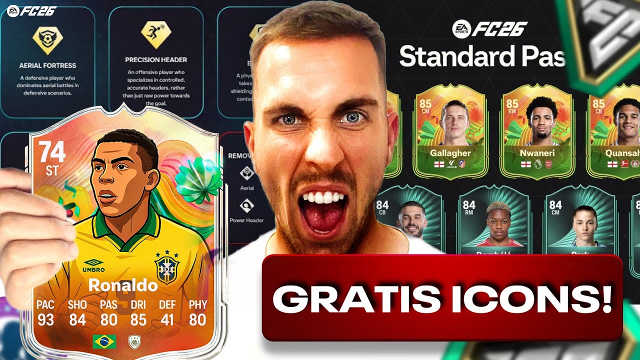 EAFC 26: SO BEKOMMST DU 5 GRATIS ICONS!🔥 PRE SEASON REWARDS | FC 26 ...
